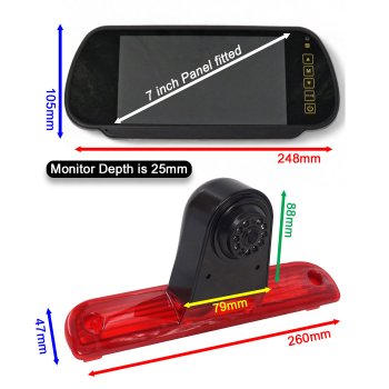 Reversing Cameras UK Ltd > Van Brake Light Reversing Camera Kits > Reverse Parking Camera Kit ...